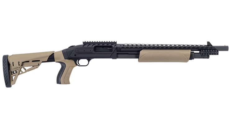 Mossberg 500 ATI Scorpion Shotgun - Blue Sheepdog