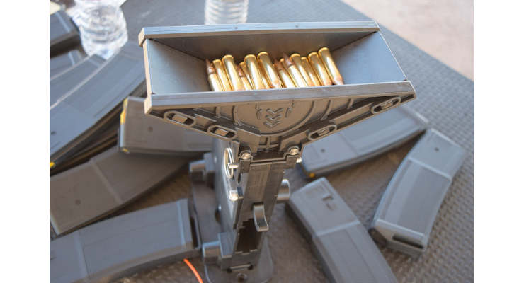 New Mag Pump Easy AR-15 Mag Loader - Blue Sheepdog