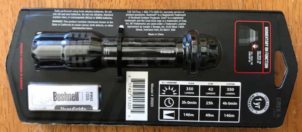 Bushnell Pro Series Flashlight Review - Blue Sheepdog